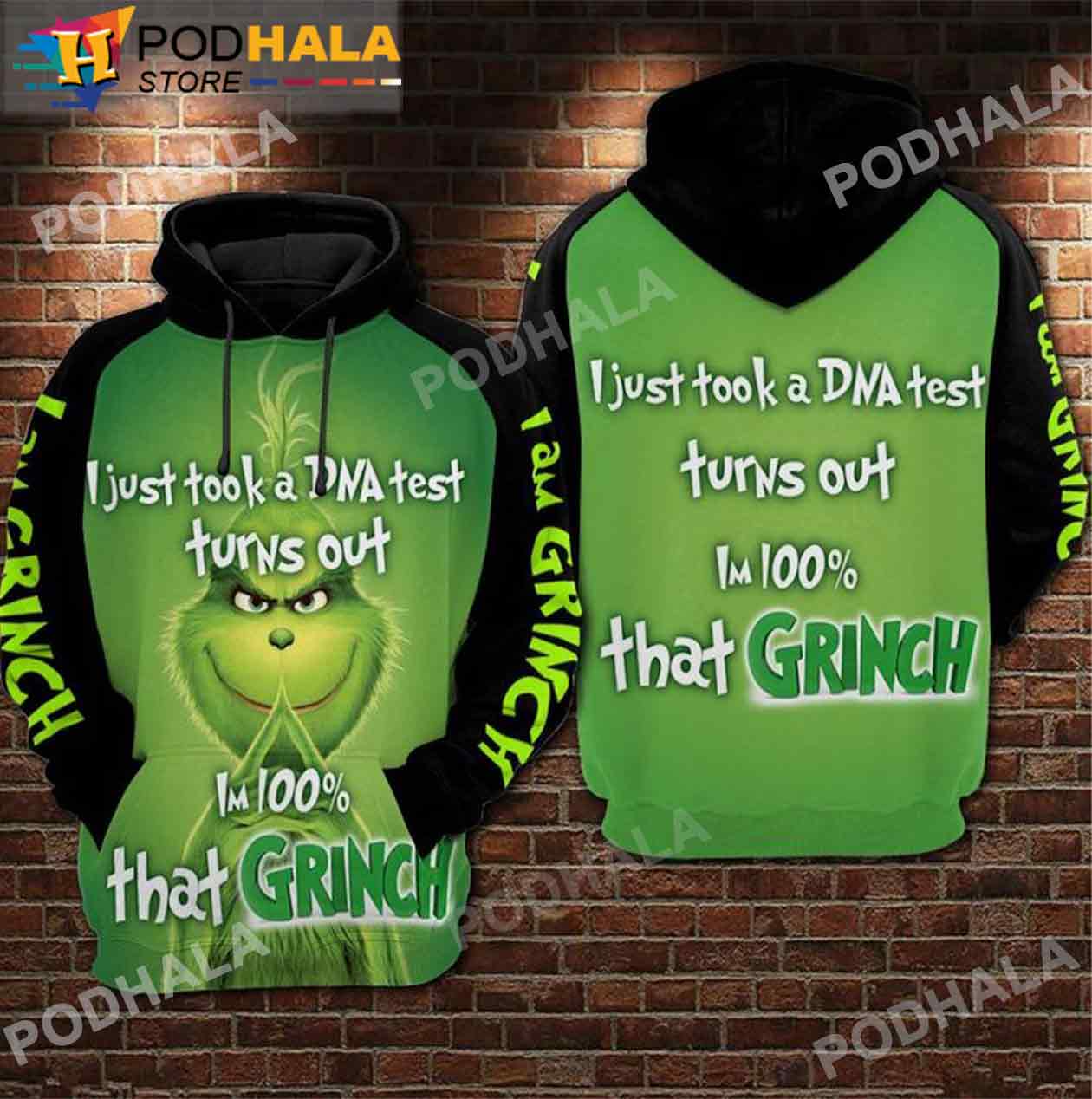Top 20 Best Grinch Gifts - Christmas Hoodie 3D For The Whole Family In ...